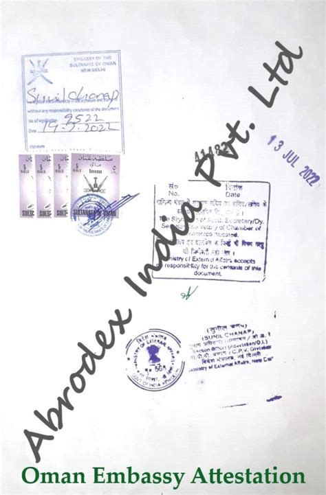 Free Sale Certificate Attestation Commercial Document Legalization