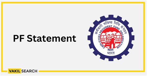PF Statement Online Check PF Balance On EPFO Portal