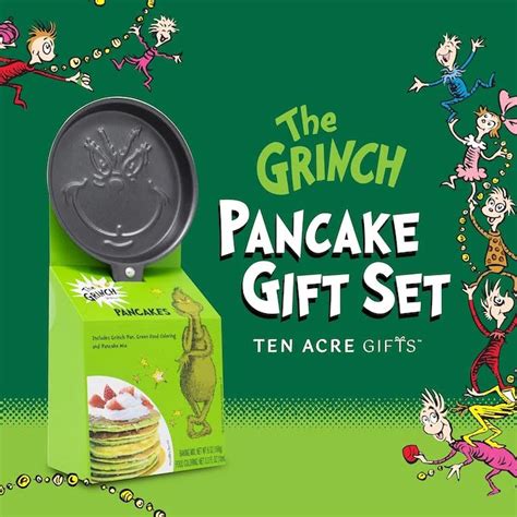 You Can Now Get A Grinch Pancake Set And My Heart Just Grew Three Sizes
