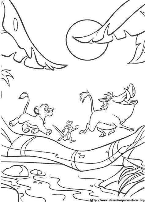 Cantinho Pais E Filhos O Rei LeÃo Para Colorir Imprimir