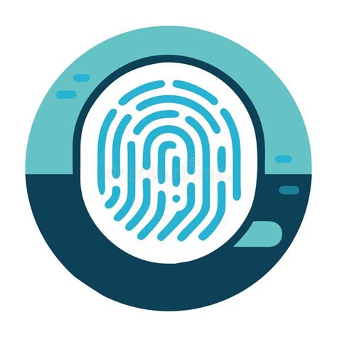 Fingerprint Biometric Scan Identification Stock Illustration Illustration Of Security