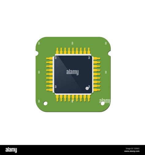 Chip Device Of Technology Electronic Microchip Microcircuit Processor Circuit Microprocessor Of