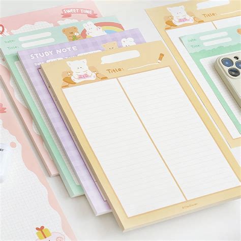 Cdaily Cute Style Photo Paper B5 Notebook Learning Half B5 Cute Fresh