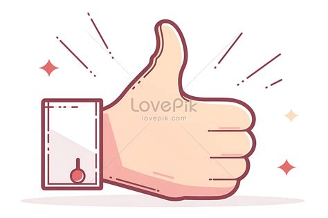 엄지손가락의 일러스트 일러스트 무료 다운로드 Lovepik