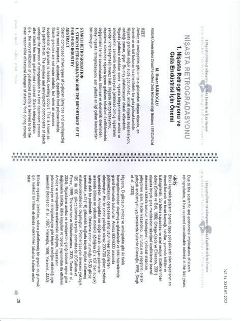 Starch Retrogradation Pdf