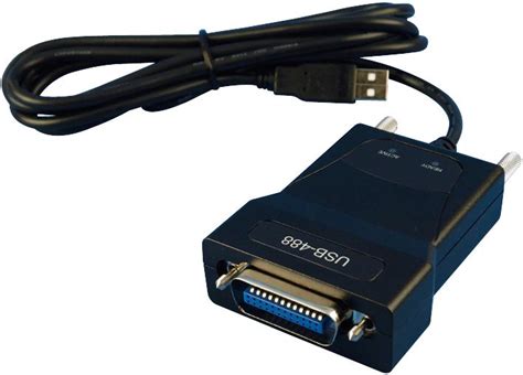 Usb 488 L Com Computer Cable Usb A Plug Ieee 488 Gpib