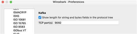 Networking Wireshark Does Not Recognize Kafka Protocol Stack Overflow