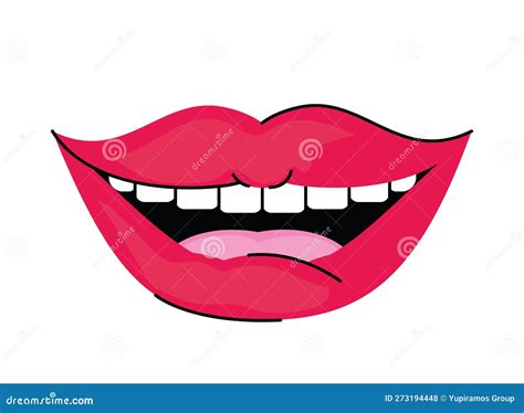 Icono De La Boca Sonriente Ilustración Del Vector Ilustración De