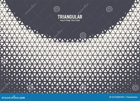 Triangular Halftone Texture Retrowave Vector Geometric Technology