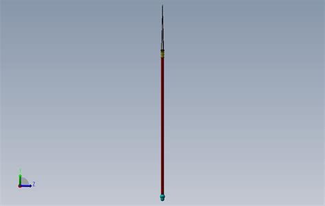 丈八蛇矛 Solidworks 2013 模型图纸免费下载 懒石网