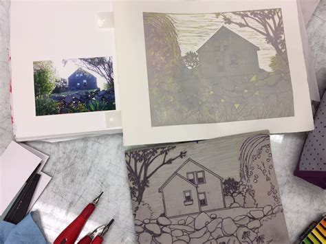 Just Pencil On Paper How To Make A Reduction Block Print Just Pencil On Paper How To Make A Reduction Block Print