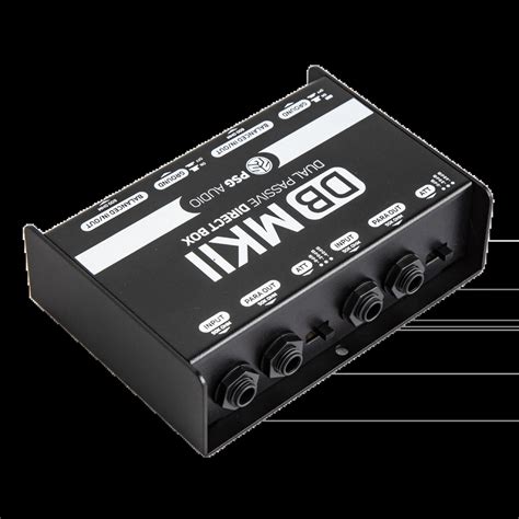 Psg Audio Db Mkii Dual Premium Direct Injection Audio Box Passive Di Unit Hum Eliminator W Input