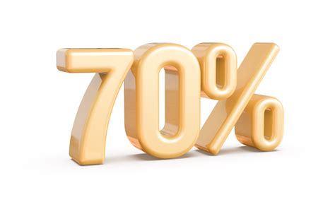 Sale Number 70 Percent 3d 11297120 Png