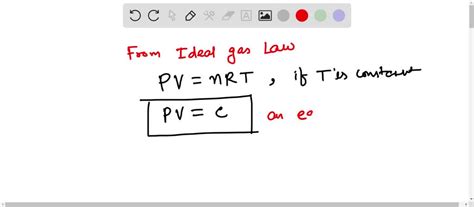 solved part a when pressure volume measurements are made on 1 0 mol of