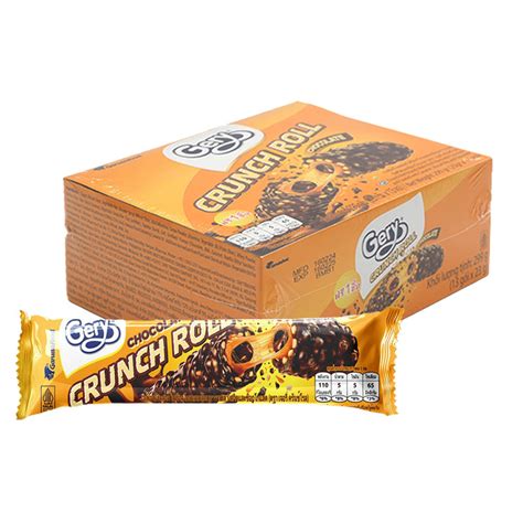 Bánh Gery Crunch Roll Cuộn Phủ Socola 276g 12 Cây Kari Shop Tạp Hóa