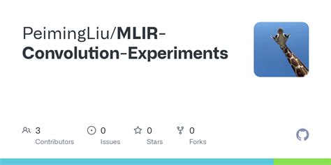 Github Peimingliu Mlir Convolution Experiments