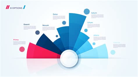 인포 그래픽을 만들기 위한 서식 파일 벡터 원형 차트 디자인 그래프에 대한 스톡 벡터 아트 및 기타 이미지 그래프 도넛
