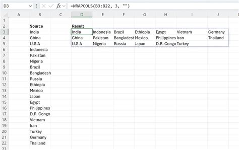 excel wrapcols 函数教程 excel 路线图