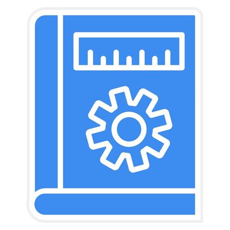 Premium Vector Vector Design Engineer Notebook Icon Style