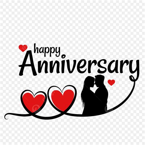Happy Anniversary Wedding Png Vector Psd And Clipart With