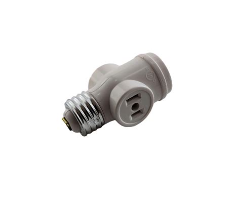 Bulb Socket Adapter E26 To 2 Sockets 120v Female Add Tronique