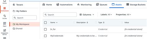 How To Apply Credentials Stored As Asset In Orchestrator Orchestrator