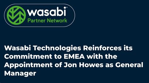 Wasabi Partner Newsletter May