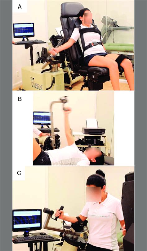 Illustrative Figures Of The Shoulder Isokinetic Testing In 60 O S And Download Scientific
