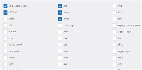 Control What Types Of Files Can Be Uploaded To Media Library Restrict Wp Upload Type Wp Missing
