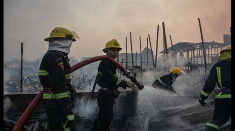 Dvb မန္တလေး ပြည်ကြီးတံခွန်မြို့နယ်၌ မီးလောင်၊ နေအိမ်အလုံး ၈၀ ခန့် ပျက်စီးဆုံးရှုံး