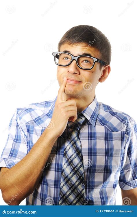 Nerd Stock Image Image Of Blue Nerd Teenager Expression 17730661