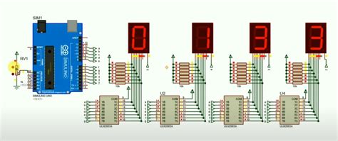 Large Display Web Counter Leds And Multiplexing Arduino Forum