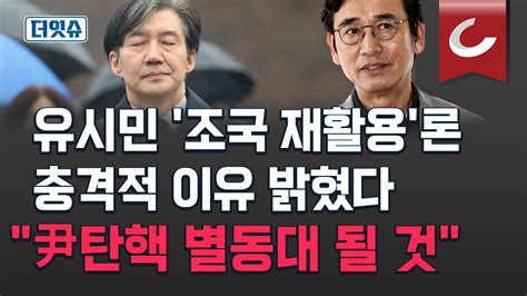[더잇슈] 조국 두둔한 유시민 윤석열 탄핵 기동 타격대 유시민 조국 재활용 수거에 적극 찬성하는 이유는 Youtube