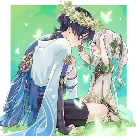 Wanderer And Nahida Genshin Impact Izimler Anime Karakterler Anime