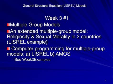 Ppt General Structural Equation Lisrel Models Powerpoint Presentation Id 4746700