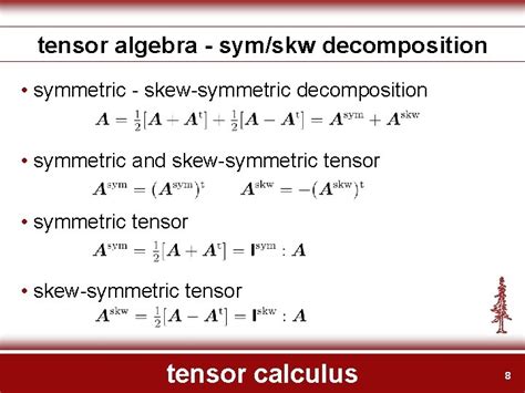 03 Tensor Calculus Tensor Analysis 03 Tensor Calculus