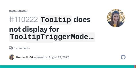 `tooltip` Does Not Display For `tooltiptriggermodetap` With `switch