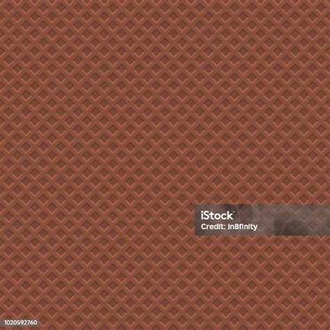초콜릿 와플 텍스처 패턴입니다 완벽 한 배경입니다 벡터 갈색에 대한 스톡 벡터 아트 및 기타 이미지 갈색 공란 구이 Istock