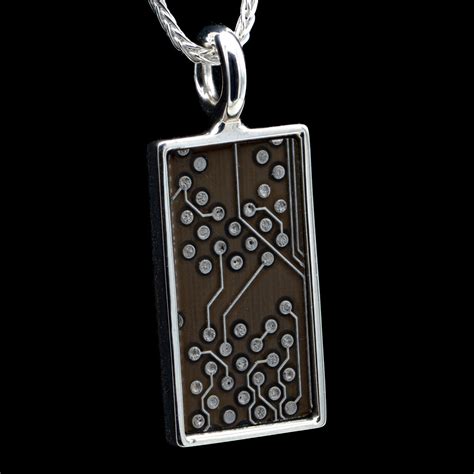 First Supercomputer Cray 1 Pendant Necklace Computer Jewelry