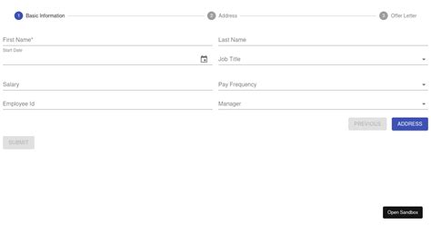 Stepper Example Codesandbox Stepper Example Codesandbox