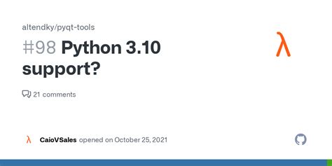 python 3 10 support · issue 98 · altendky pyqt tools · github