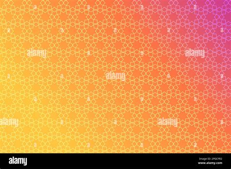 Pattern With Geometric Elements In Yellow Pink Tones Abstract Gradient Background Vector Stock
