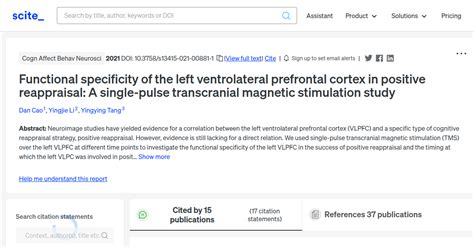 Functional Specificity Of The Left Ventrolateral Prefrontal Cortex In