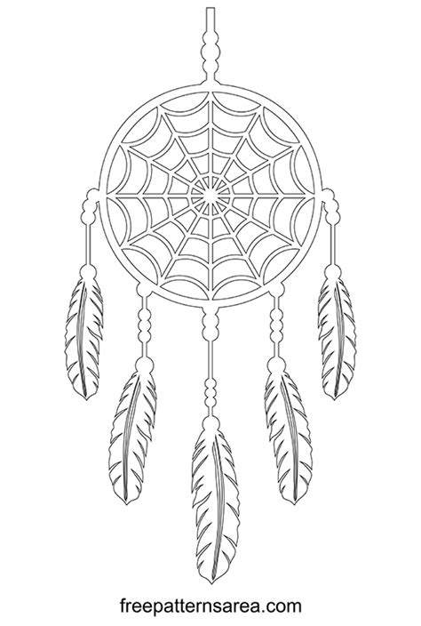 Dreamcatcher Silhouette Png Vector Design Freepatternsarea
