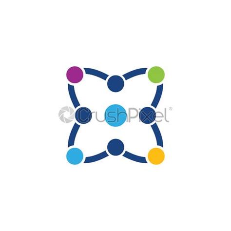 Structure Atom Logo Vector Stock Vector 2776191 Crushpixel