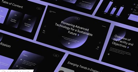 Black Purple Ui Gradient Futuristic Ppt Incl Business And Gradient Envato