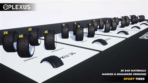 Unreal Engine 5 Premium Sport Tyres