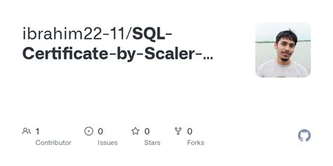 Github Ibrahim22 11sql Certificate By Scaler Topics