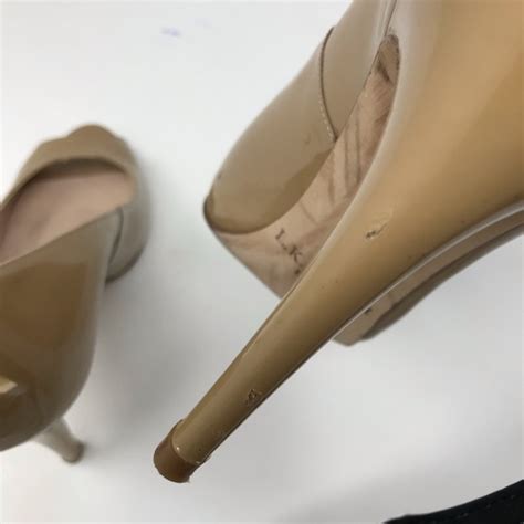 LK Bennett Shoes Lk Bennett Nadina Nude Peep Toe Court Heels Poshmark