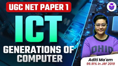 Ugc Net June 2024 Paper 1 Ict Generations Of Computer By Aditi Mam Jrfadda Hindi Medium